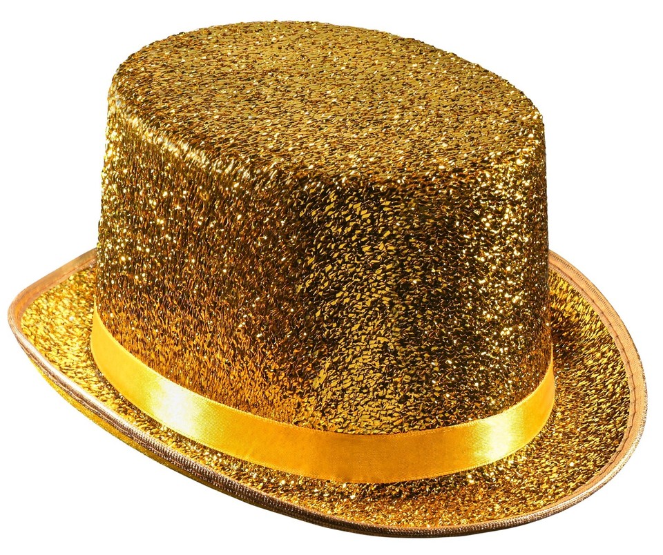 Dress Up America Top Hat for Adults - Shiny Tuxedo Magician Costume Hat ...