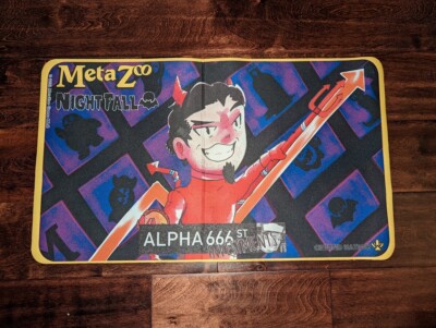 Metazoo Nightfall 666 Alpha St Investments Playmat 1st Edition Rudy Mat ...