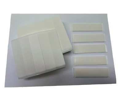 Pack of 10 Number Plate Double Sided Sticky Tape Strips Weatherproof ...