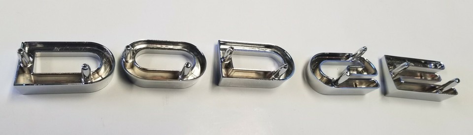 fits 61 62 63 64 65 66 67 68 Dodge Truck Hood Letters Emblems 1961 1962 ...