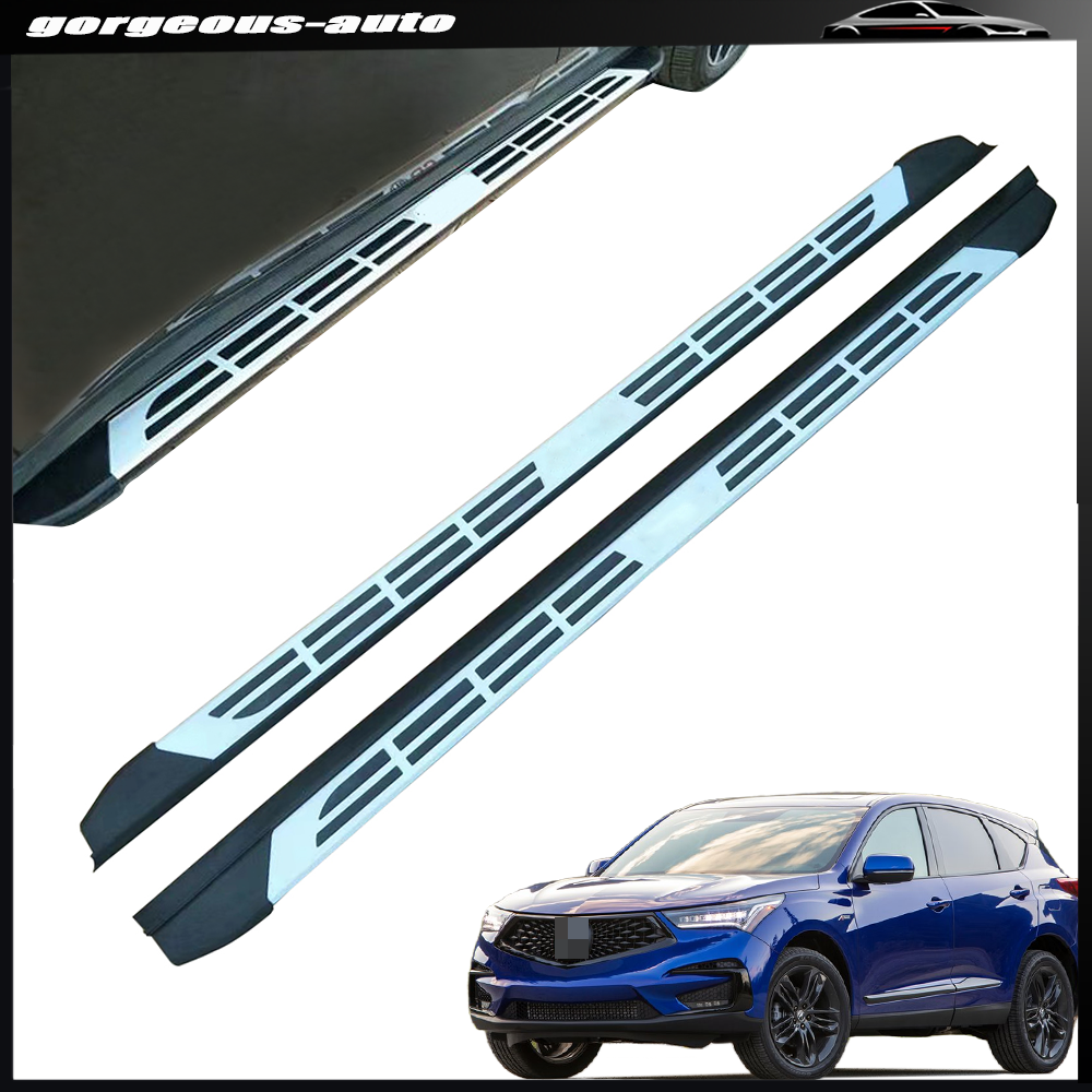 2Pcs Fits for Acura RDX 2019-2024 Fixed Running Boards Nerf Bar Side ...