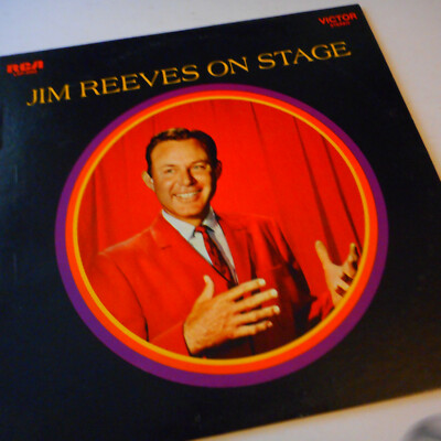 JIM REEVES ON STAGE VINYL LP LSP 4062 Orange Label | eBay