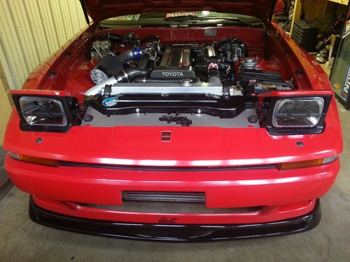 1986! 87 88 TOYOTA SUPRA MKIII BMX 2 HOLE FRONT LIP BODY KIT MK3 7MGTE ...