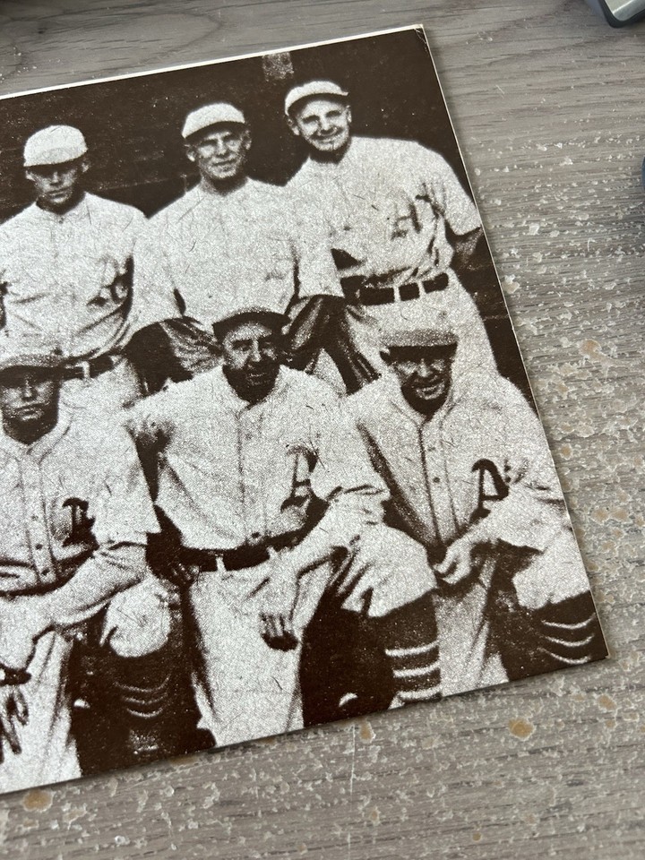 Antique “A’s” PRO BASEBALL TEAM STUDIO PHOTO – (Phil. Athletics ...