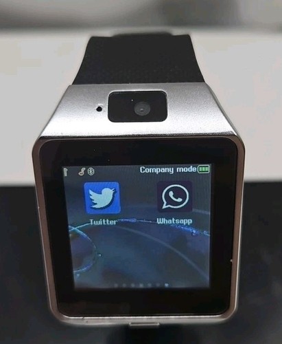 Black And Silver Tone DZ09 Smartwatch Activity Tracker iOS & Android ...