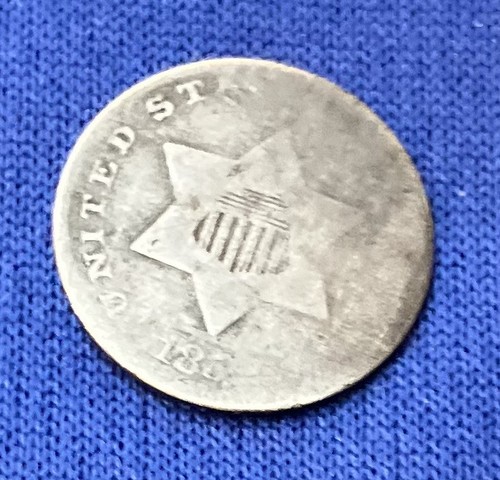 1852 3 Cent Trime Smallest United States Coin 75% Silver (1851-1873) | eBay