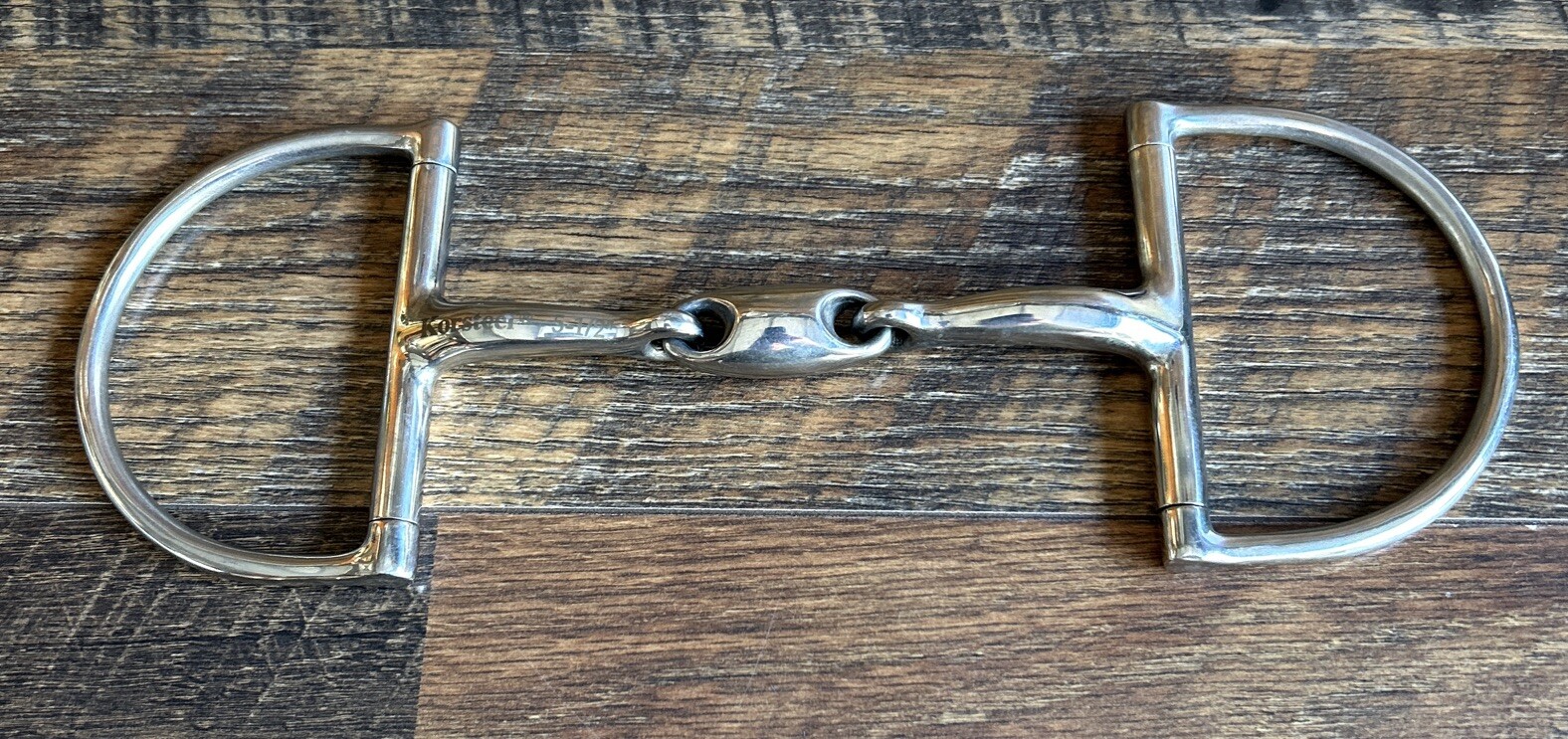 Gently Used Korsteel Stainless Hunter Dee Oval Link Snaffle Bit 5 1/2" mouth | eBay