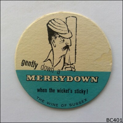 Merrydown The Wine Of Sussex Coaster (B401) | eBay