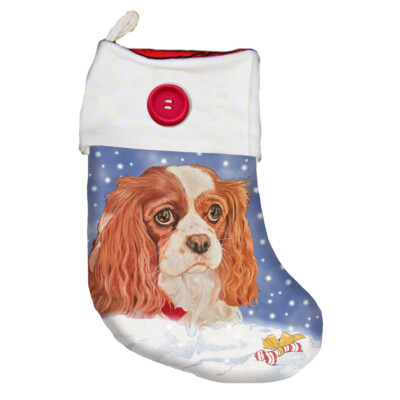 Cavalier King Charles Blenheim Christmas Stocking | eBay