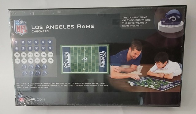 MasterPieces NFL Los Angeles Rams Checkers Board Game for sale online ...