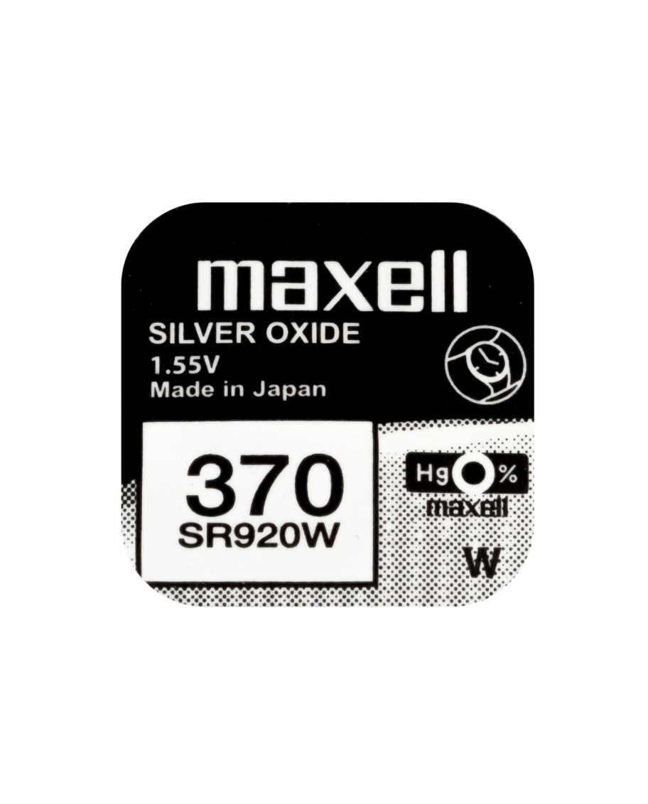 Maxell 370 SR920W 1.55v Silver Oxide Watch Battery - Made In Japan | eBay