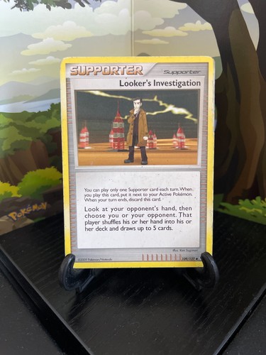 Looker's Investigation 109/127 - Platinum - Uncommon - Pokemon Card TCG ...