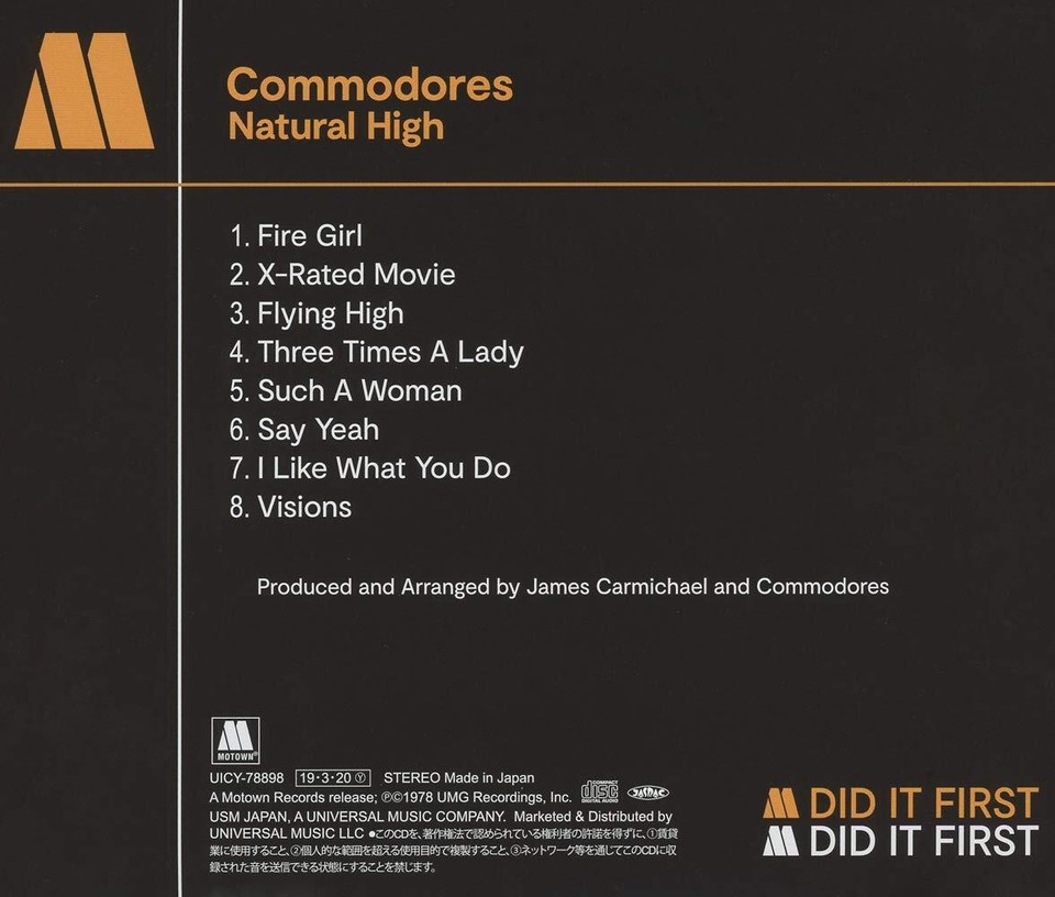 Commodores Natural High (CD) | eBay