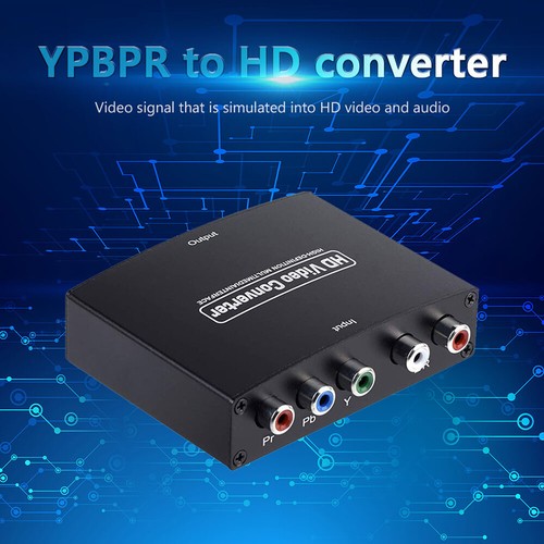 HDMI-compatible to YPBPR Component Converter 1080P Video R/L Audio ...