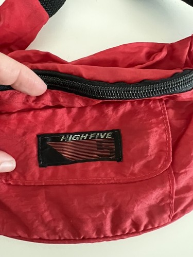 Vintage Hip Pack...red with "High Five" Logo | eBay