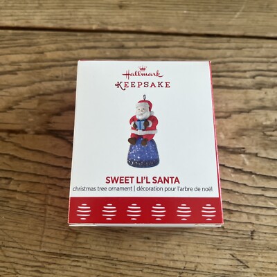 HALLMARK SWEET LIL SANTA 2017 CHRISTMAS KEEPSAKE ORNAMENTS REPAINT ...
