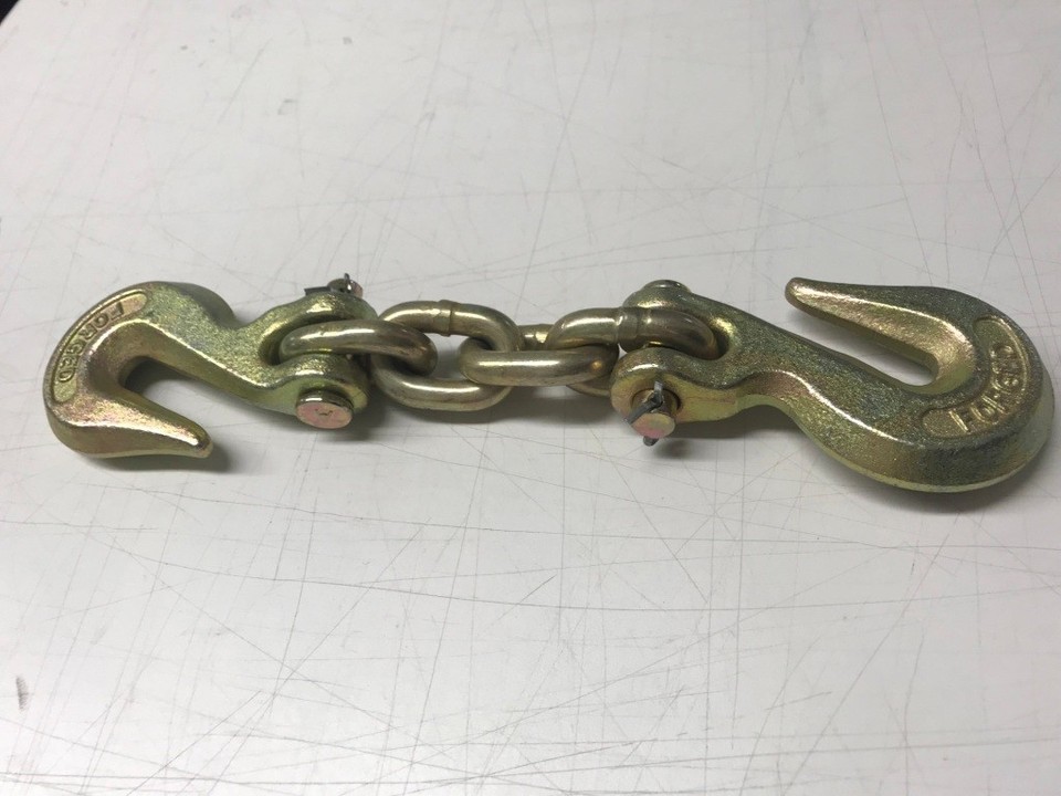 2 X Double Hook Grab Hook Assembly Auto Body Frame Repair Mo Clamp ...