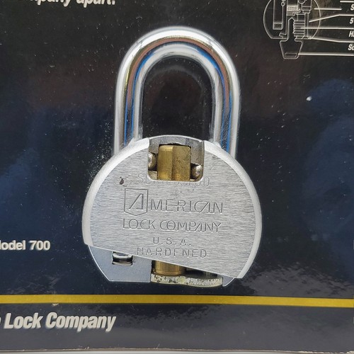 American Lock Company Model 700 Padlock Cutaway Merchandise Display ...