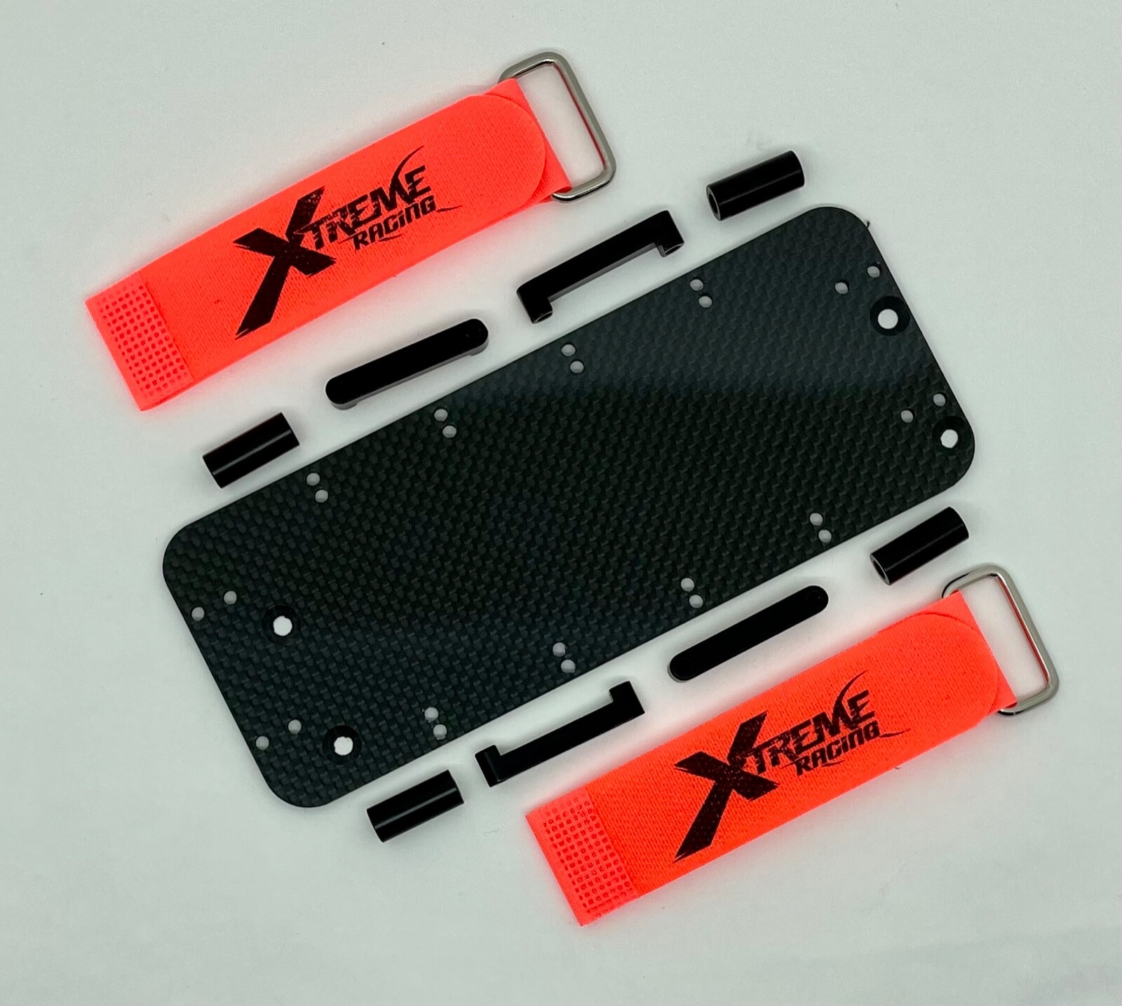 TEAM LOSI 5IVE-T CARBON FIBER FRONT BATTERY TRAY KIT BRUSHLESS LIPO 1/5 ...