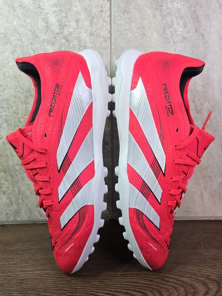 Adidas Predator PRO Turf Indoor Soccer Cleats Shoes Mens Size 11.5 Red ...