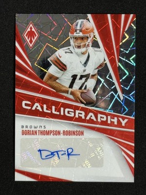 2024 Panini Phoenix Dorian Thompson-Robinson Calligraphy Lazer Auto #C ...