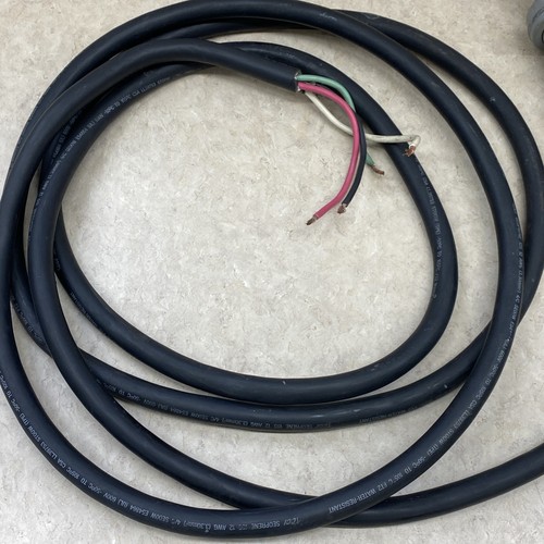 APPLETON ACP3034BC PLUG 4P3W 30A/AMP & 13 Feet-12 AWG 4 Conductor Wire ...