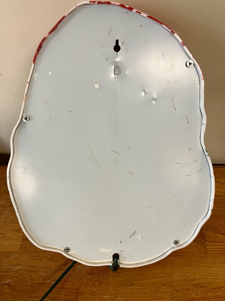 Vintage NOMA Light Up Santa Face Christmas plastic with original BOX ...