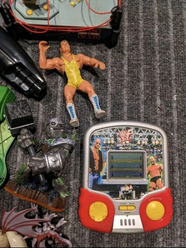 Vintage Toy Lot WWF GI Joe TMNT Rambo Lazer tag Aliens DBZ Power ...