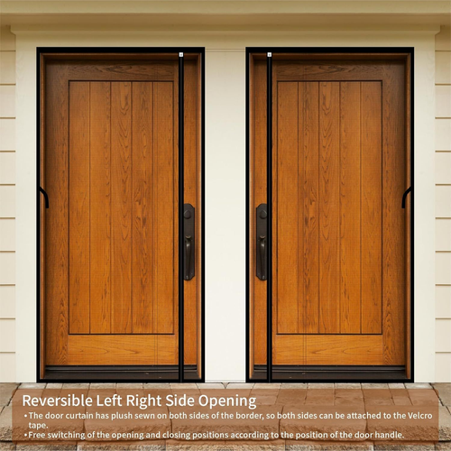 Reversible Left Right Side Opening Fit Door Size Up To 38 x 82 inch ...