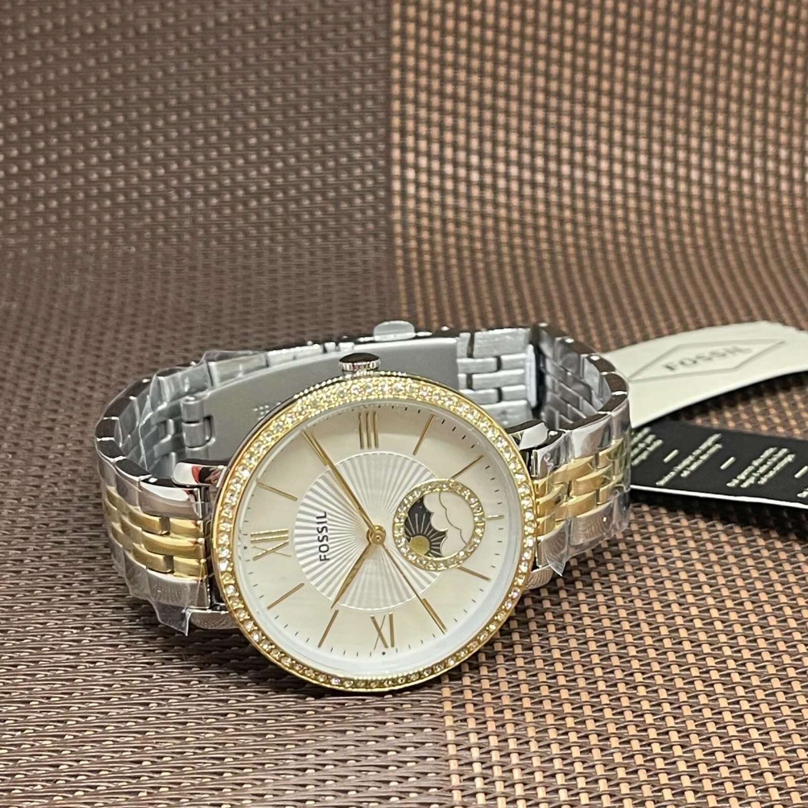 Fossil ES5166 Jacqueline Sun Moon Multifunction Two-Tone Stainless ...