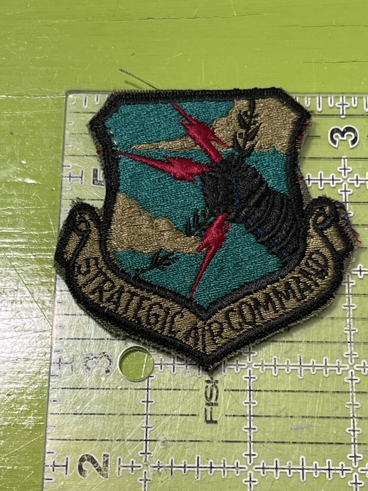 US AIR FORCE USAF STRATEGIC AIR COMMAND SAC PATCH - Subdued | eBay