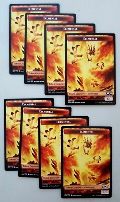 8x Elemental Token (007/012) Core Set 2020 M20 MTG Magic The Gathering ...