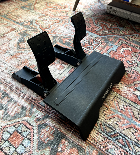 Fanatec CSL Elite Pedals - 2 Pedals w Aluminum Base Plate - Simulator ...
