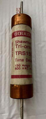 GOULD SHAWMUT TRI-ONIC TRS150R TIME DELAY 150 AMP 600 VAC or Less New ...