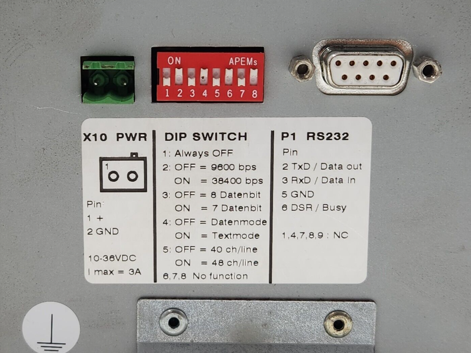 KONGSBERG OPU-AC-C20 ENGINE ORDER PRINTER UNIT 341308 REV 1.0 | eBay