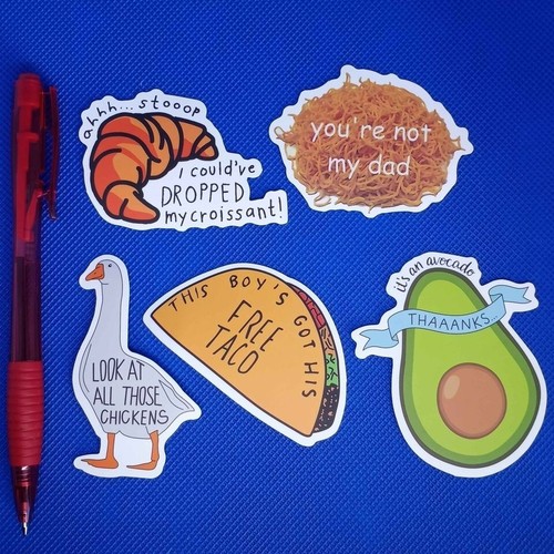 Funny Sticker Mix 5 Pieces- Set 13 | eBay