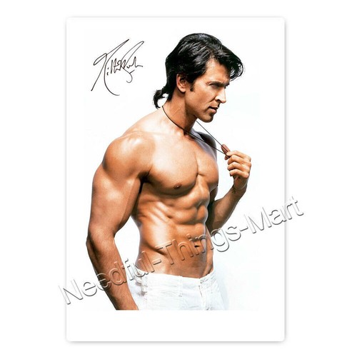 Hrithik Roshan - Bollywood Star - Autograph Photo Card Laminated [AK3 ...
