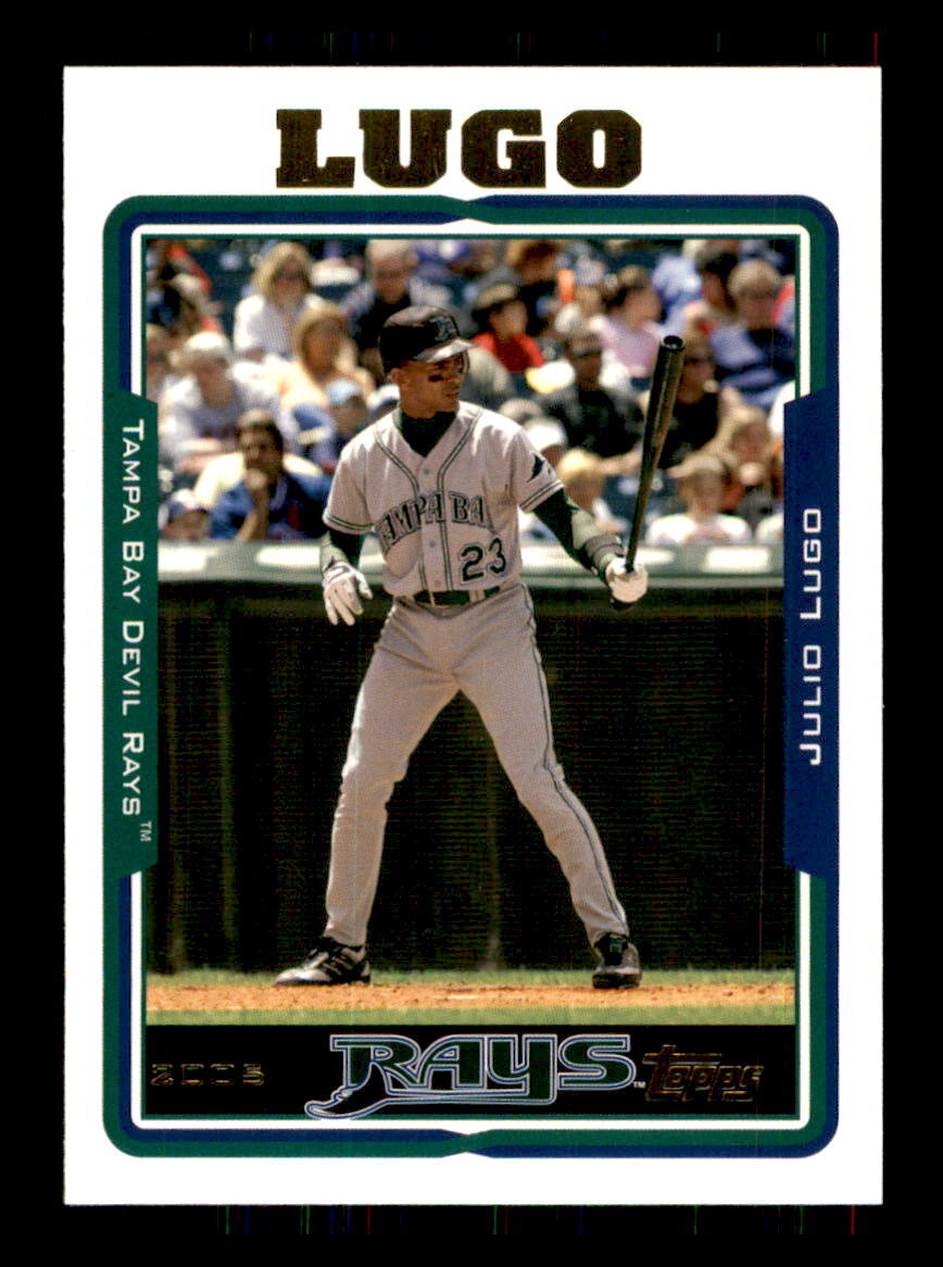 2005 Baseball Topps Julio Lugo Tampa Bay Devil Rays #520 | eBay