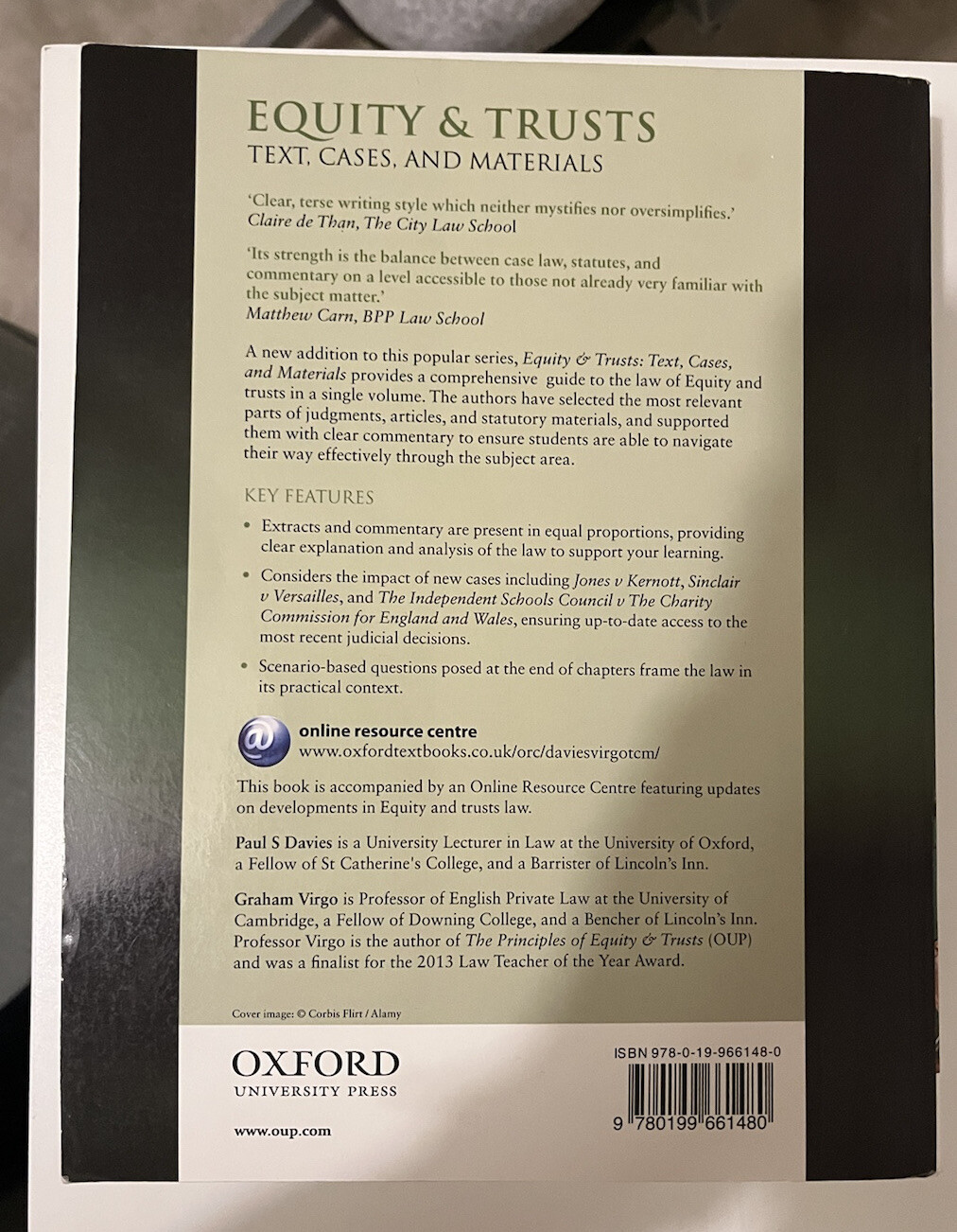 Equity and Trusts: Text, Cases and Materials by Edward Burn, Paul S ...