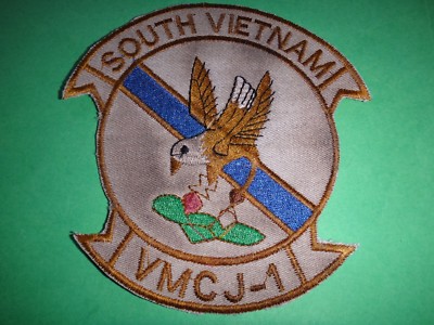USMC Marine Composite Recon Squadron VMCJ-1 Patch In South Vietnam ...