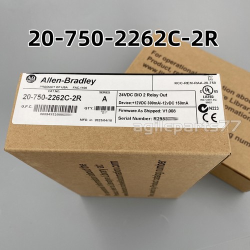 Allen-Bradley 20-750-2262C-2R PowerFlex 750 24V DC IO Option Module NEW ...