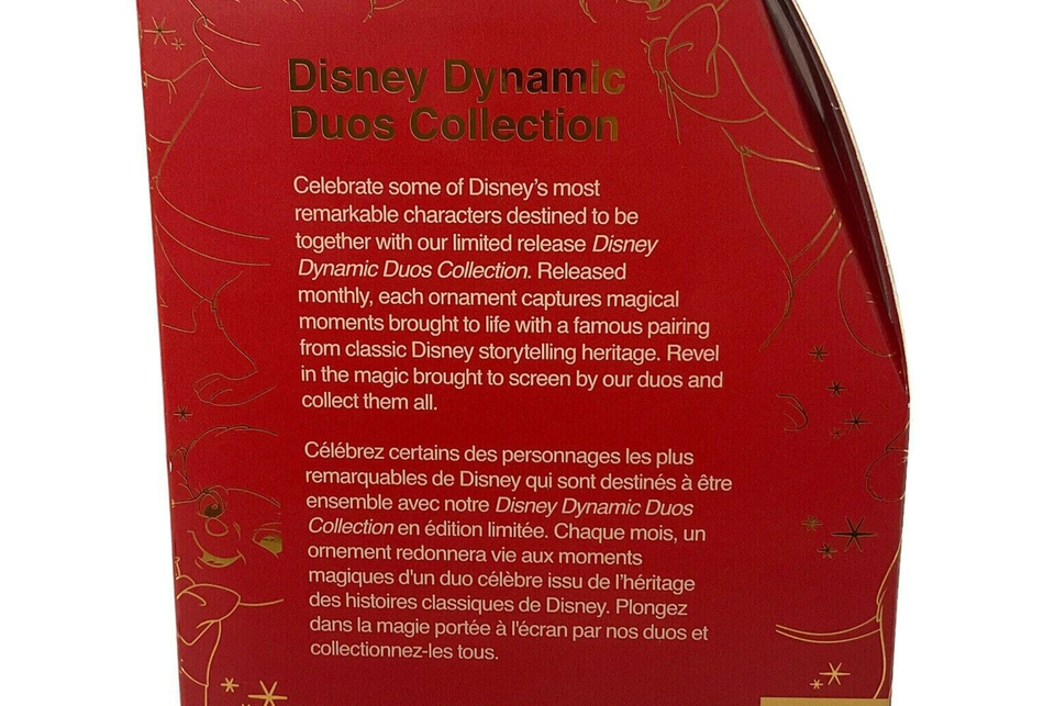 Rare Disney RESCUERS Dynamic Duos Sketchbook Series Christmas Ornament ...