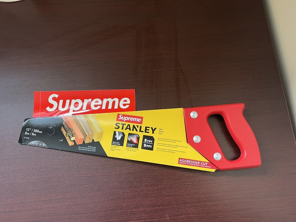 Supreme Stanley 15 Inch Saw FW21 Pre Order Authentic Red Crowbar Wrench ...