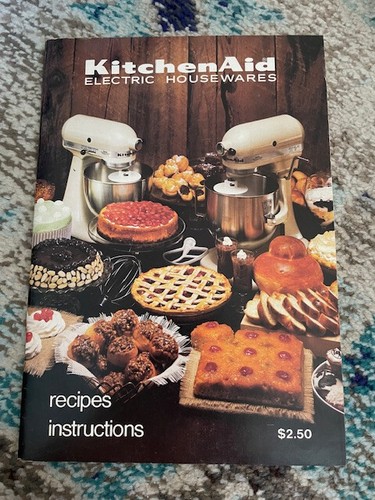 Vintage 1970s KitchenAid Electric Housewares Recipes & Instructions ...
