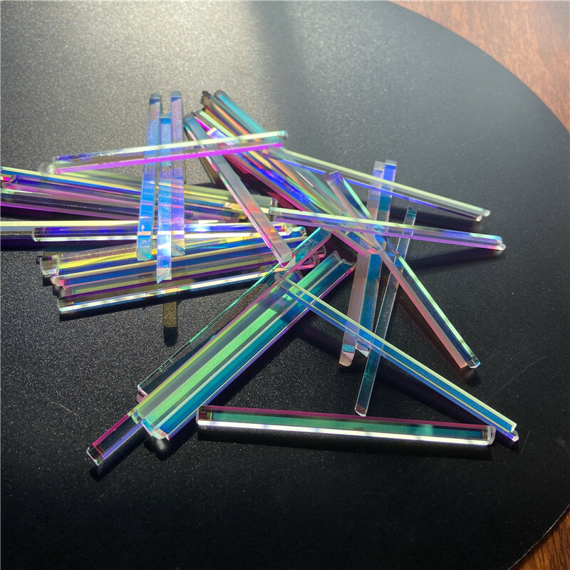 20pcs Defective Long Prism Optical Glass Physics Decorative Prism for ...