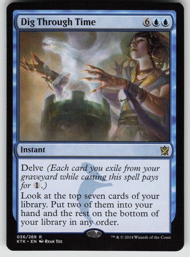 Dig Through Time 36 R Khans of Tarkir MTG | eBay