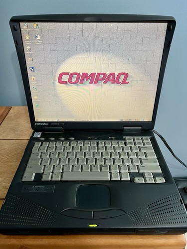 Compaq Armada 1750 Pentium II 6GB HDD 128MB RAM Vintage Laptop