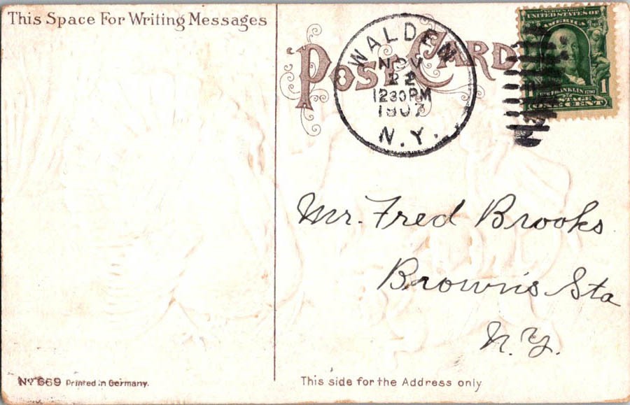 Thanksgiving Day - Great Vintage Greeting Postcard j/24 AX6559 | eBay