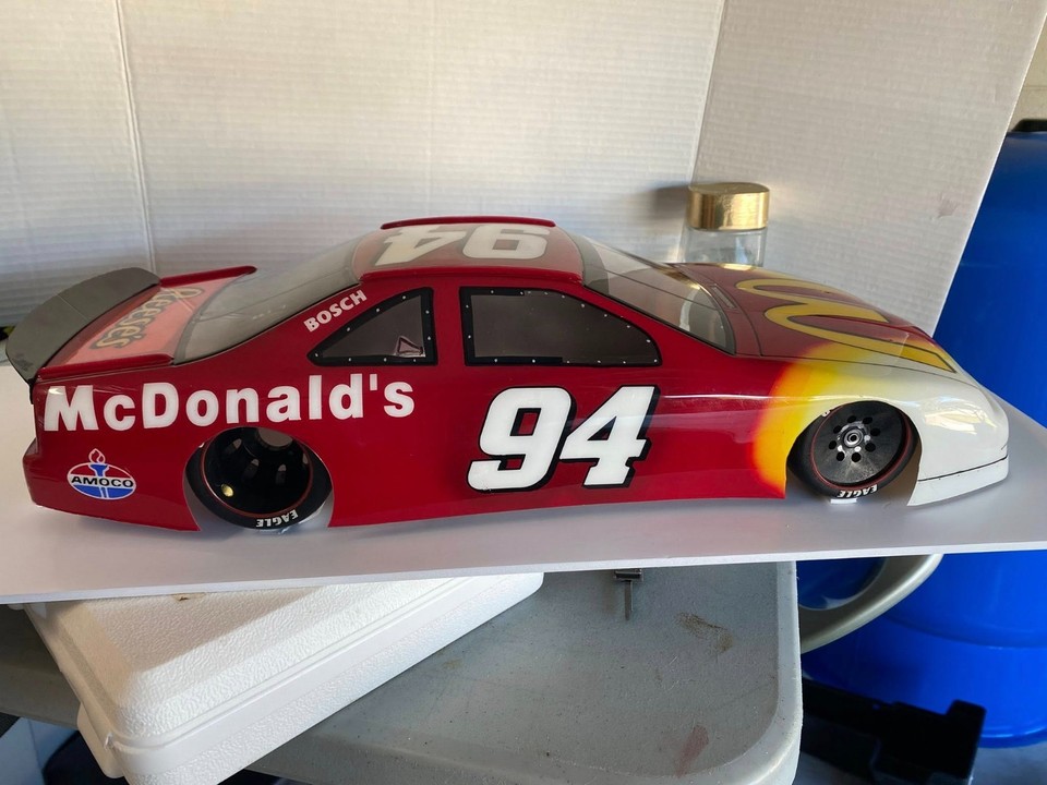 protoform rc body 1/10 McDonalds Pre painted Bill Elliott Thunderbird ...