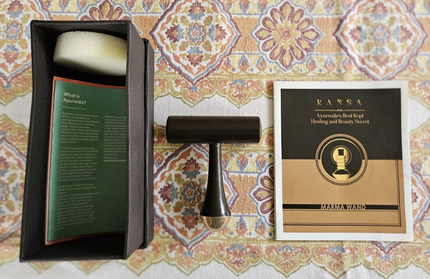 Kansa Ayurveda's Best Kept Massage Tools, 3 DVDs, Face/Body Wand, Marma ...